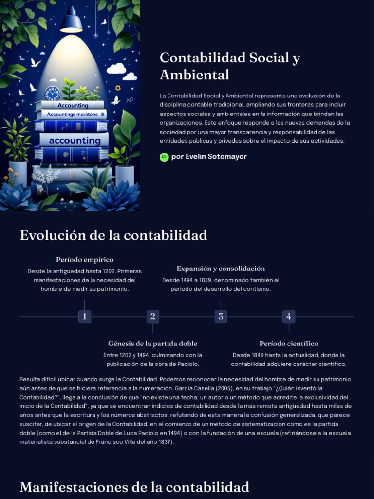 Contabilidad Social | PDF | Contabilidad | Economias