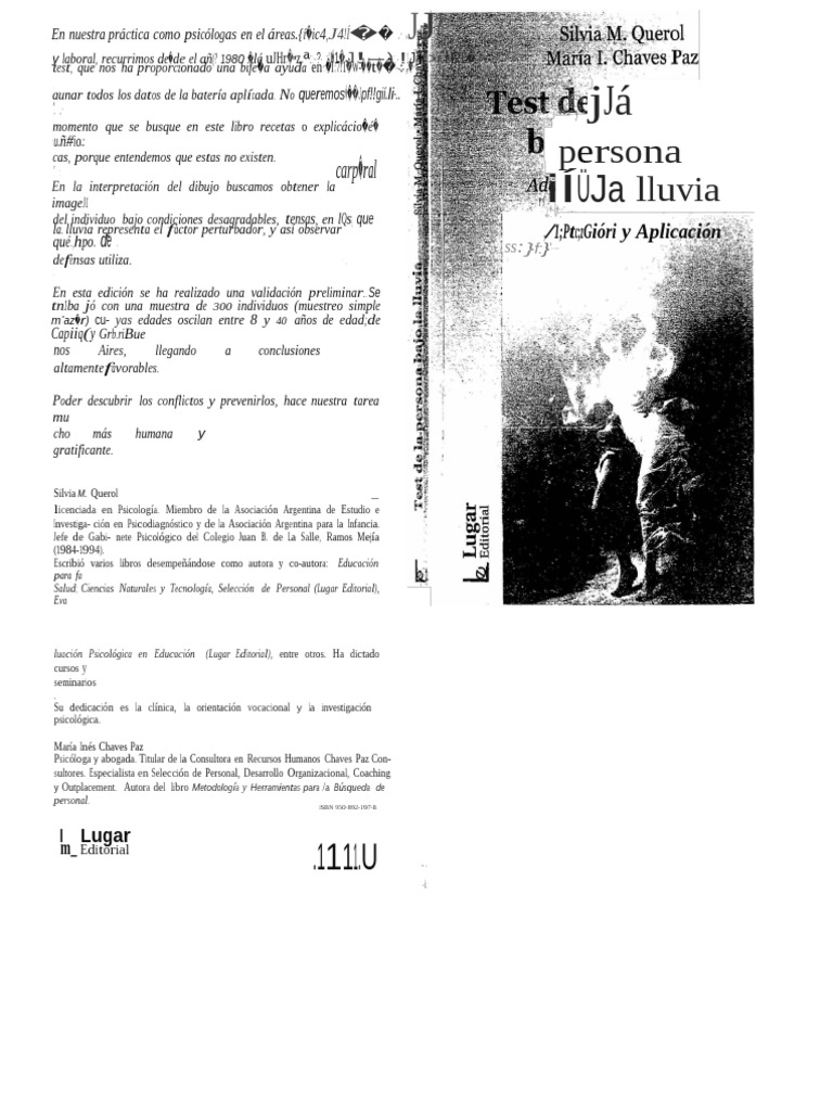 Test de la Persona bajo la Lluvia: Guía Práctica | PDF | Sicología | Dibujo