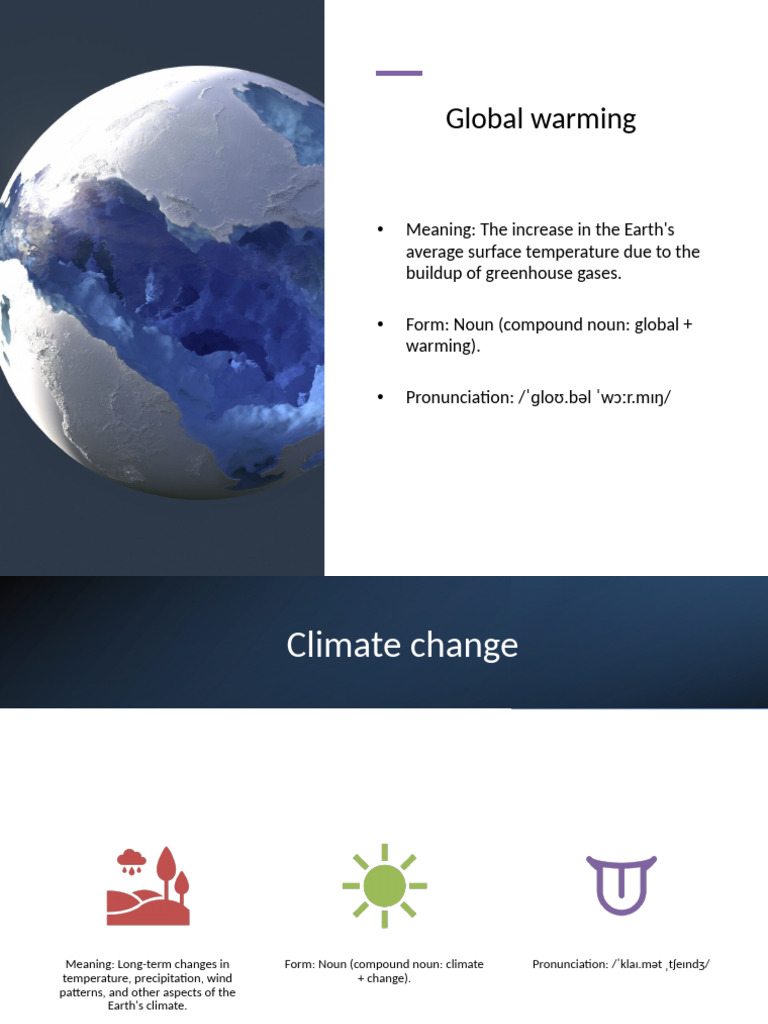 Climate Change Vocabulary | PDF | Climate Change | Greenhouse Effect