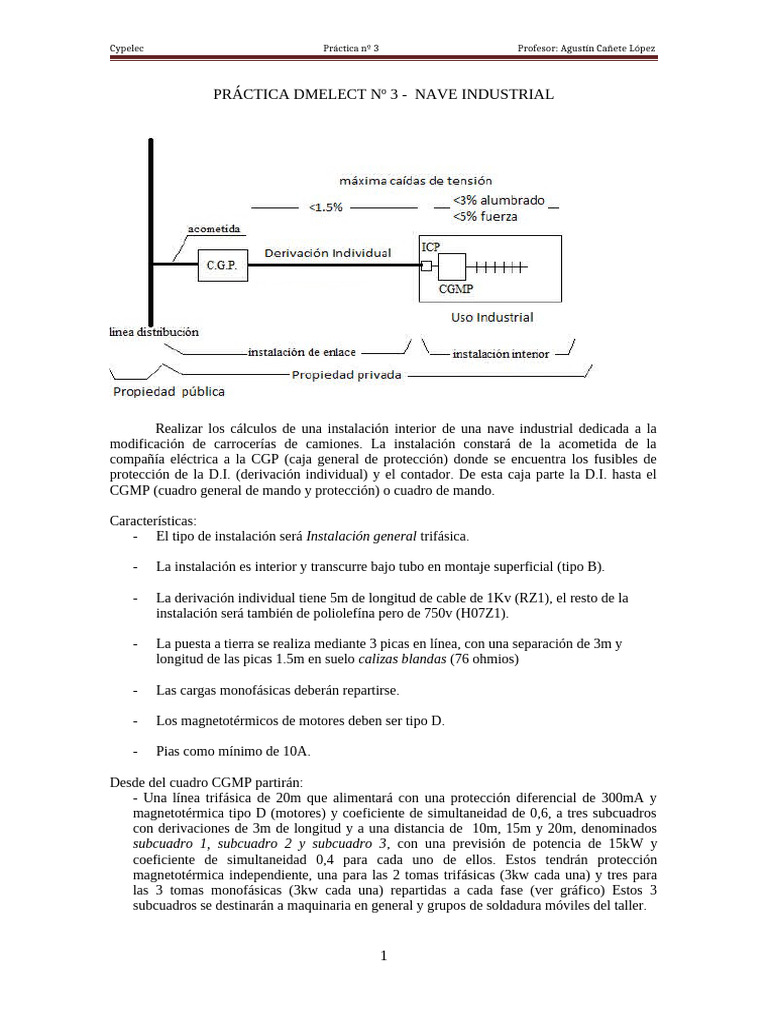 Práctica Dmelect #3 | PDF | Energia electrica | Bienes manufacturados