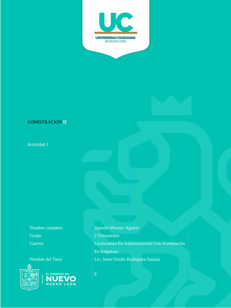 Tarea Sem3 - e - 65383 - Agustin Moreno Aguirre | PDF | Evaluación de desempeño | Gestión del ...