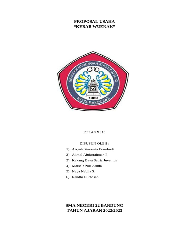 Contoh Proposal Usaha | PDF