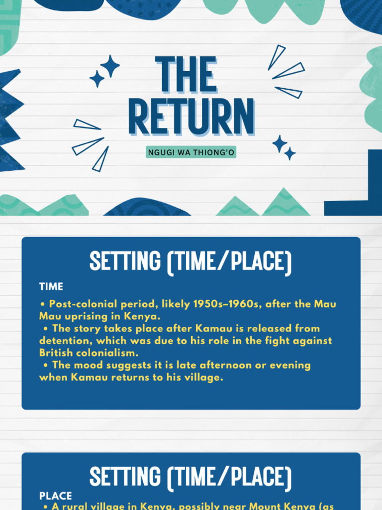 Bahasa English - The Return - © Hakimi | PDF