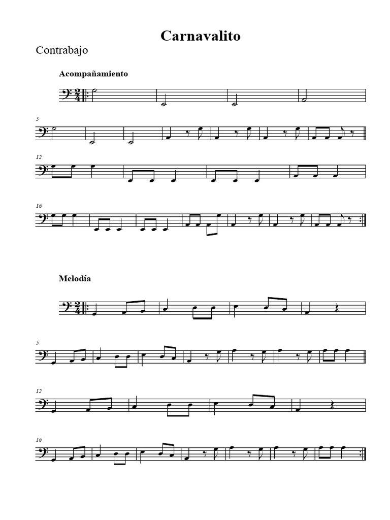 Carnavalito | PDF
