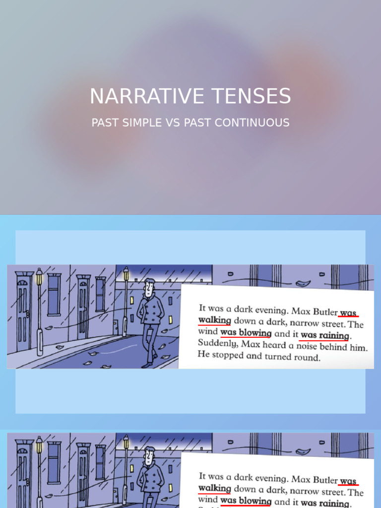 01 NARRATIVE TENSES Presentation | PDF