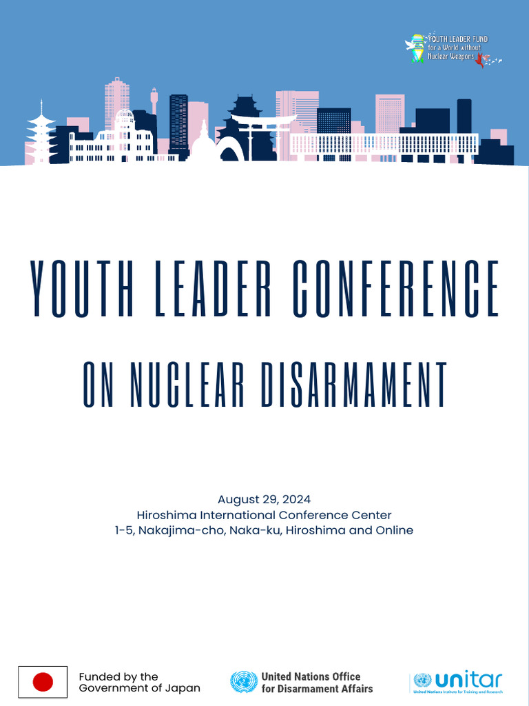 Youth Leaders for Nuclear Disarmament | PDF | Nuclear Disarmament ...