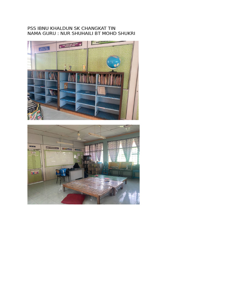 PSS Ibnu Khaldun SK Changkat Tin | PDF