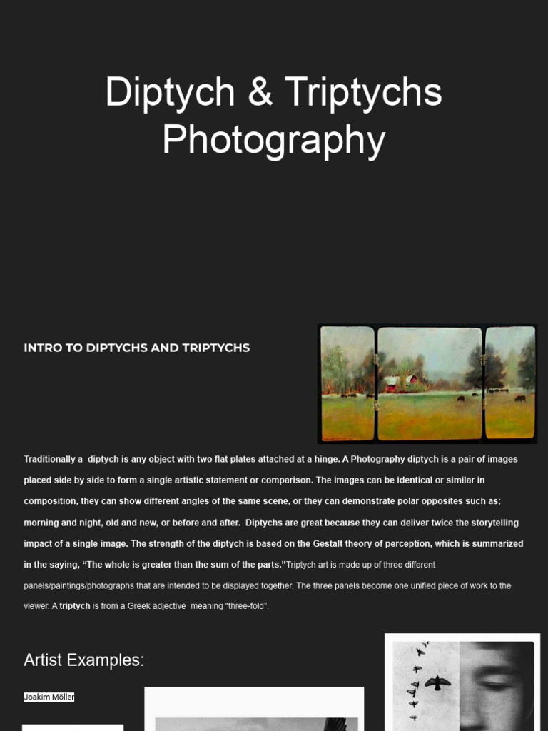 Diptych & Triptychs Photography Presentation | PDF