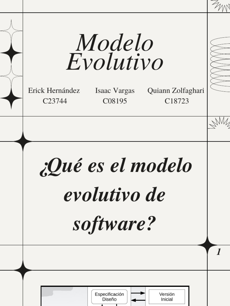 Presentación Modelo Evolutivo | PDF | Software | Ingeniería de Sistemas