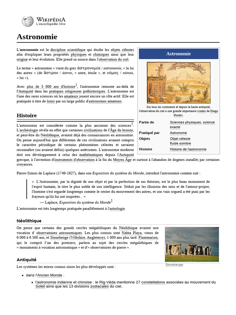 Histoire et pratiques de l'astronomie | PDF | Astronomie | Galaxie