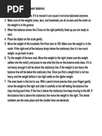 Beam Balance Physics Project | PDF | Weighing Scale | Physical Quantities