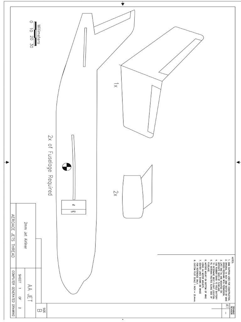 JetLiner - SH1 - 2000format - DWG Model (1) - Full - PDF - 20250112 - 191034 - 0000 | PDF