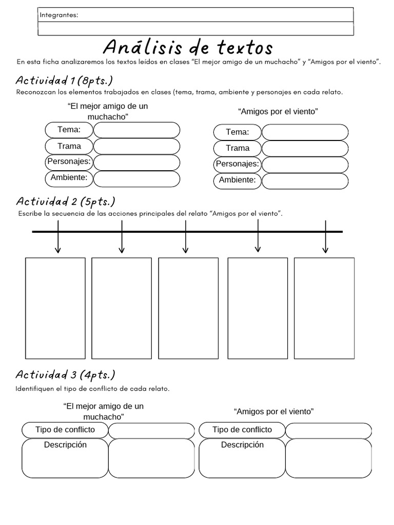 Análisis de Textos Narrativos | PDF