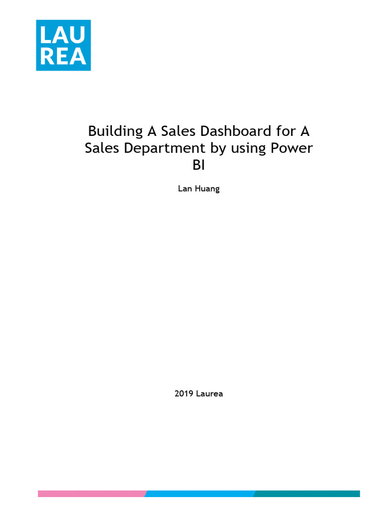 Huang Lan | PDF | Business Intelligence | Data Warehouse