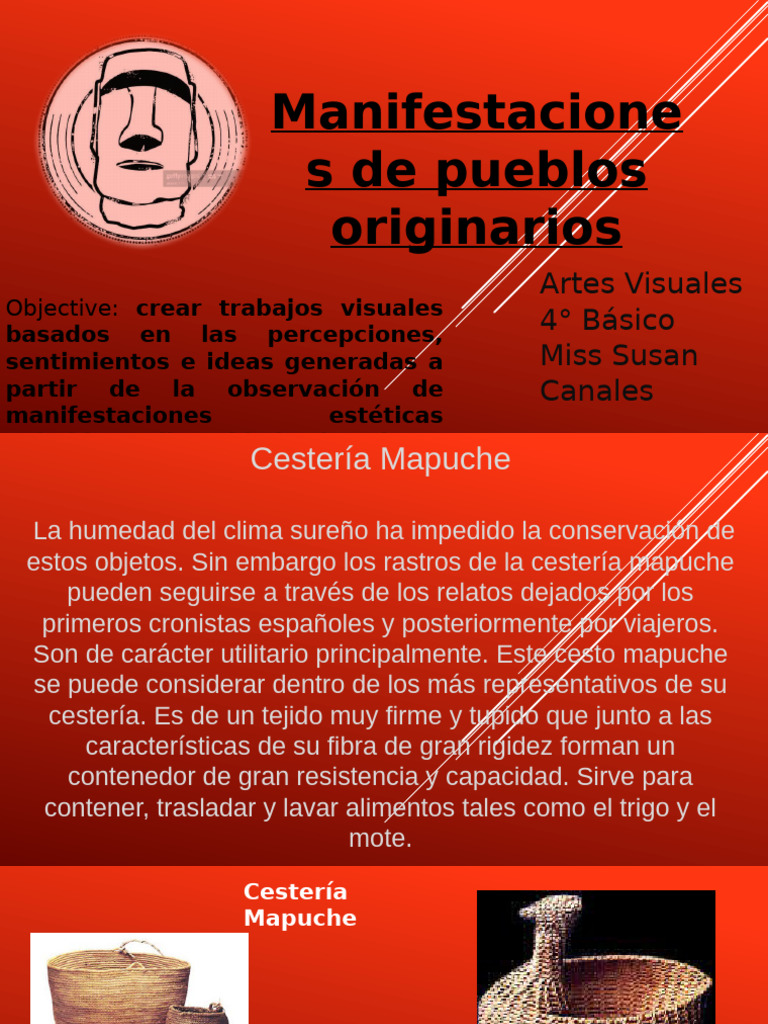 Cestería Mapuche: Creación de Canasto | PDF