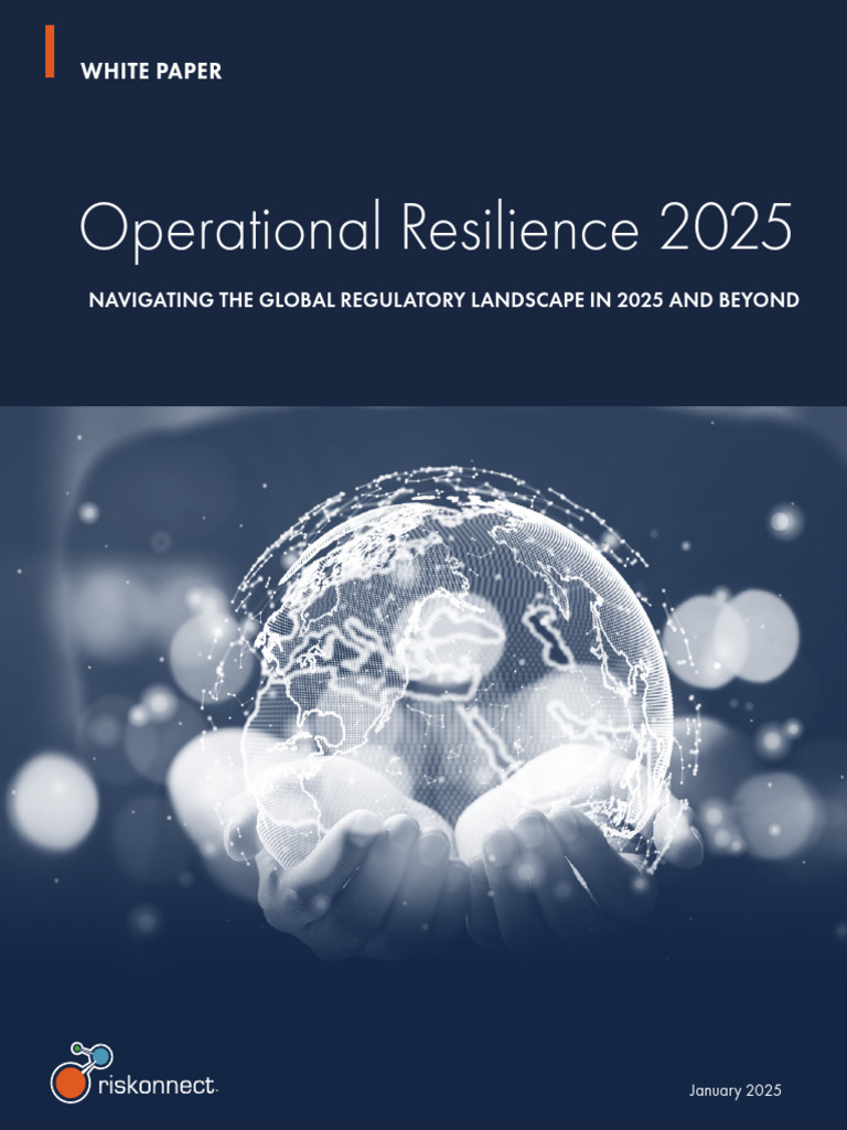 Operational Resilience Strategies 2025 | PDF | Risk Management | Risk