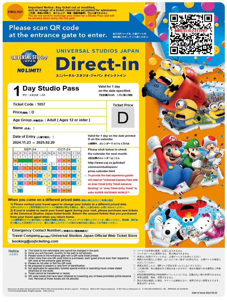 E Ticket 1 | PDF