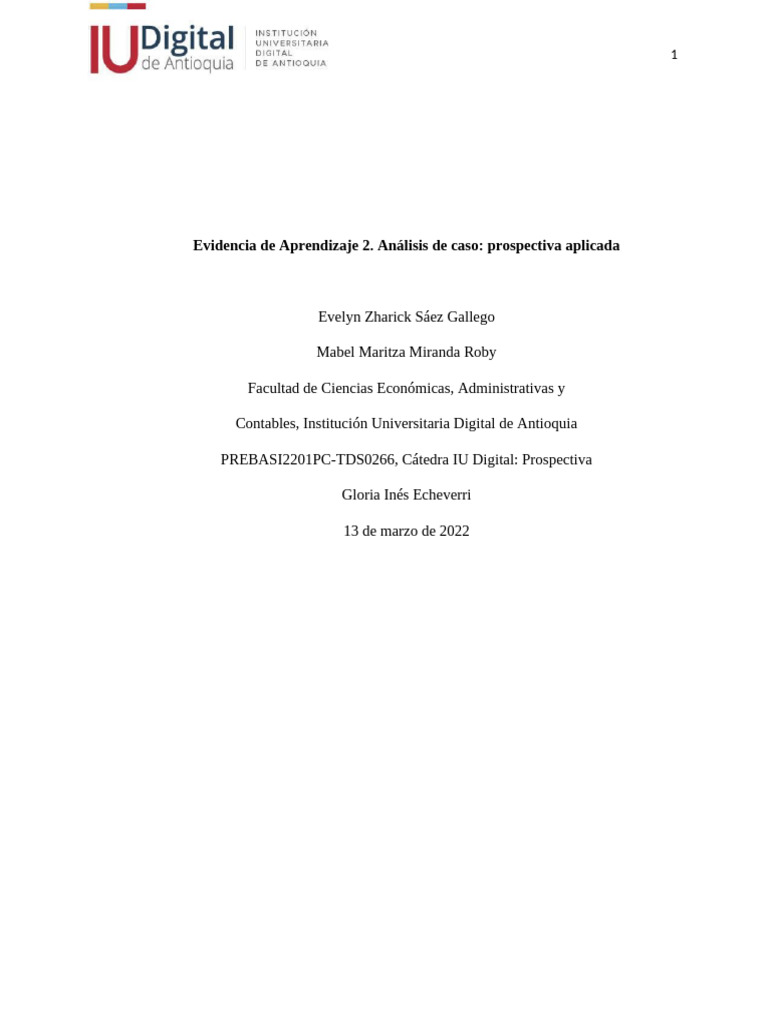 Caso de Estudio 2 | PDF