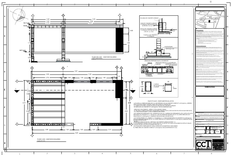 4.-PLANO ESTRUCTURAL OAXACA-Layout1 | PDF | Hormigón | Acero