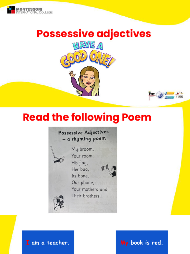 G4 - Possesive Adjectives | PDF