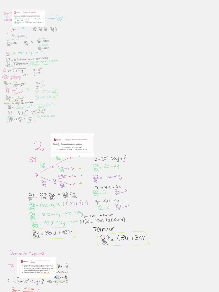 Regla de La Cadena e Implicita | PDF