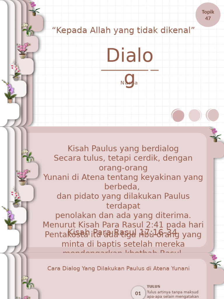 PPT DIALOG 6 SLIDE | PDF