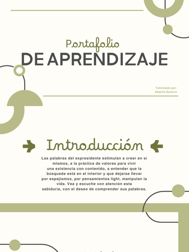 Portafolio Del Aprendiz | PDF