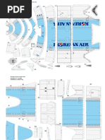 Air France B747 F-GITD Papercraft | PDF