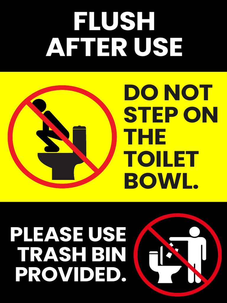 Black and Yellow Comfort Room Signage Flyer - 20250227 - 104515 - 0000 ...