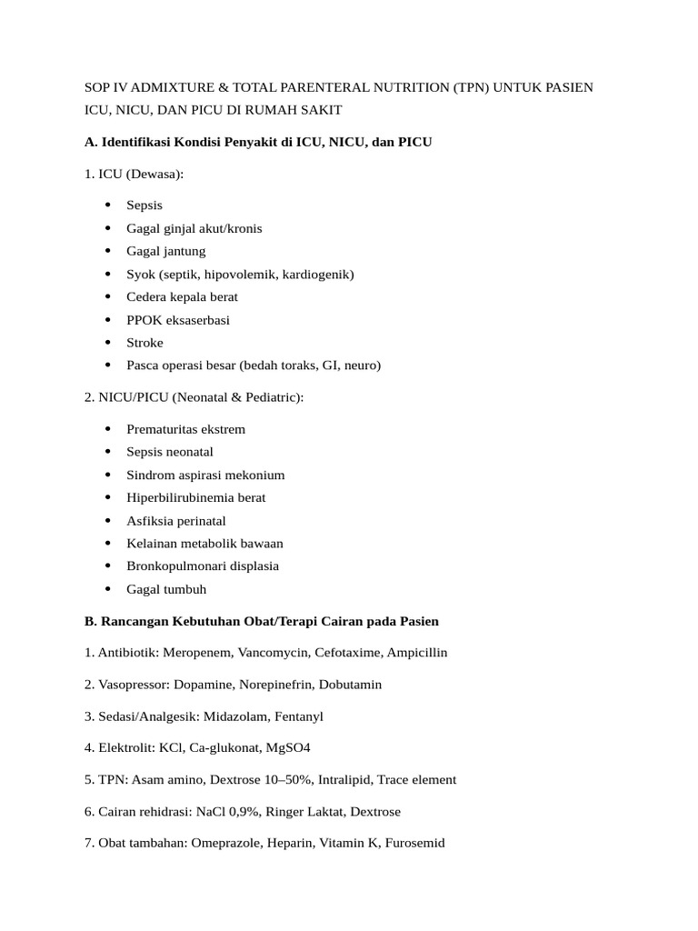 Sop Iv Admixture | PDF