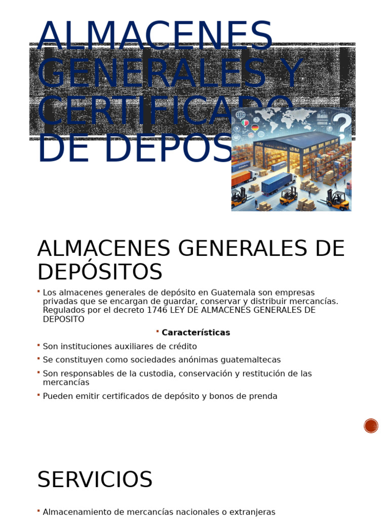 Almacenes Generales y Certificado de Deposito... | PDF | Guatemala ...