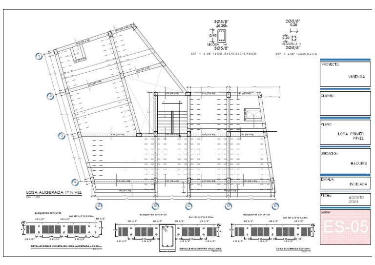 Losa Aligerada - Est-H | PDF