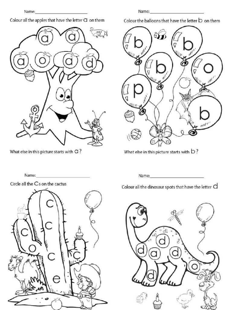 Recognizing Alphabet | PDF