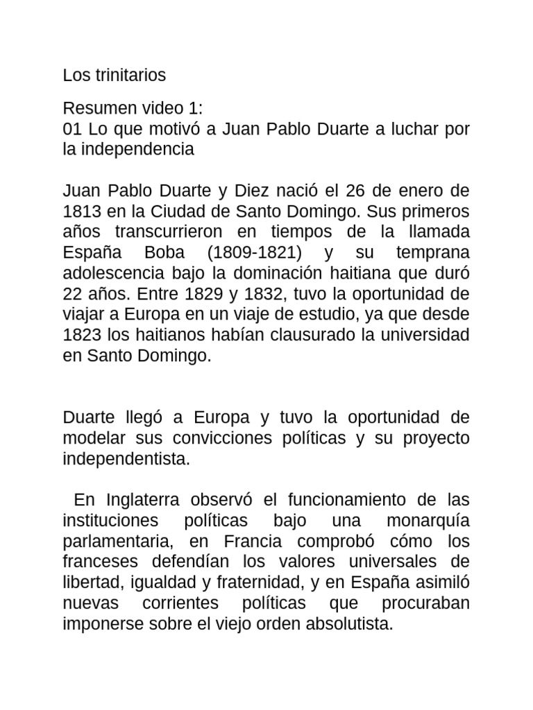 Los Trinitarios 2 | PDF | República Dominicana