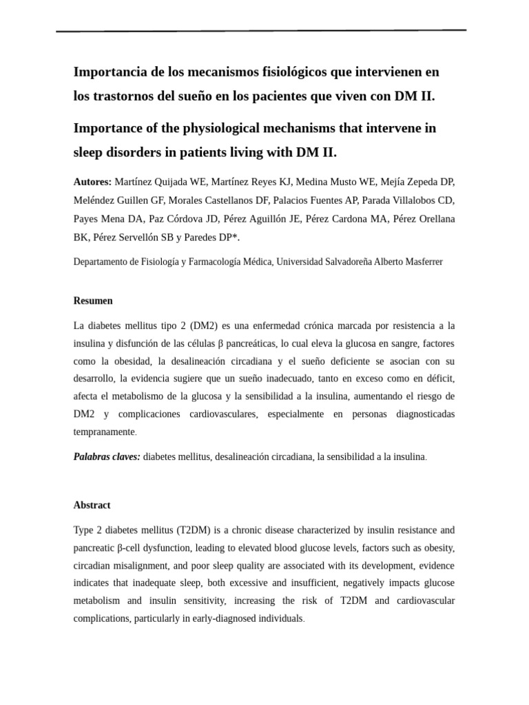 REVISTA DM2 | PDF | Insulin Resistance | Insulin
