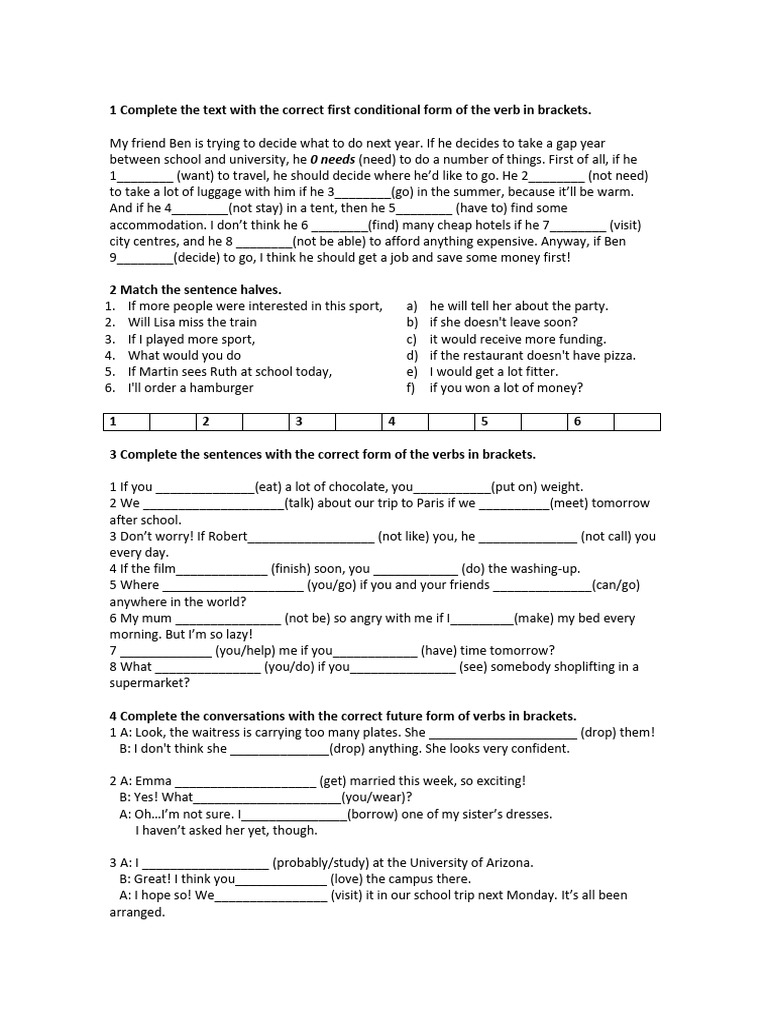 4th Final Test Revision 2 | PDF