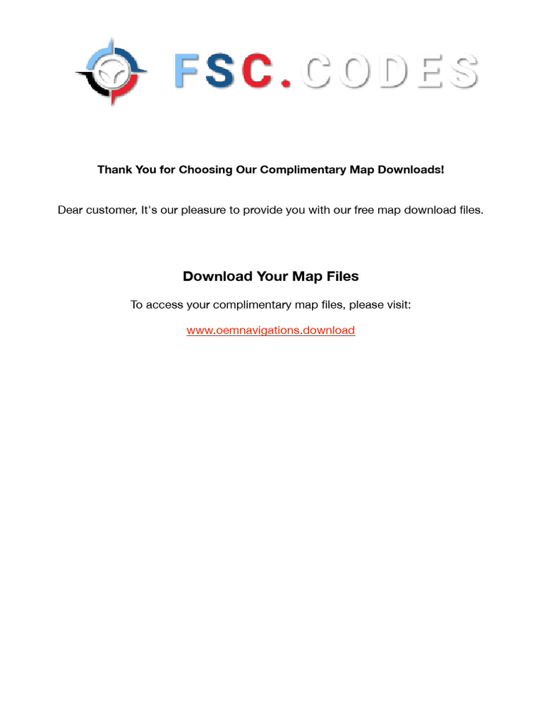 Thank You for Your Purchase - FSC.codeS-1 | PDF