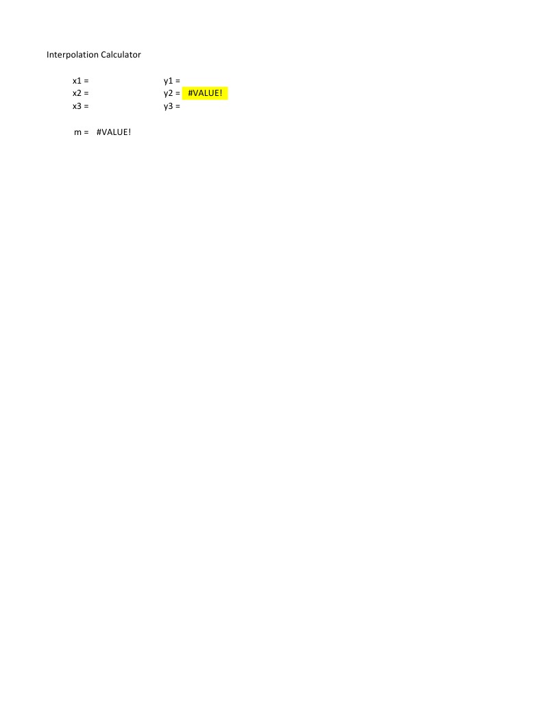 Interpolation Calculator | PDF