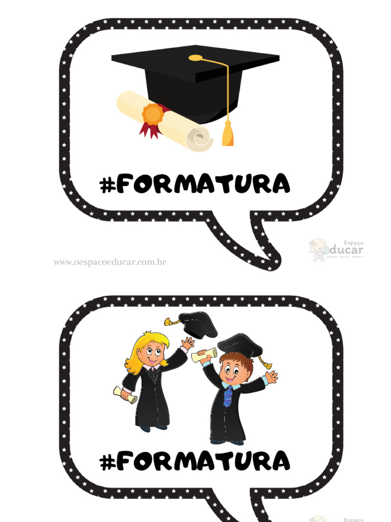 Plaquinhas Formatura | PDF
