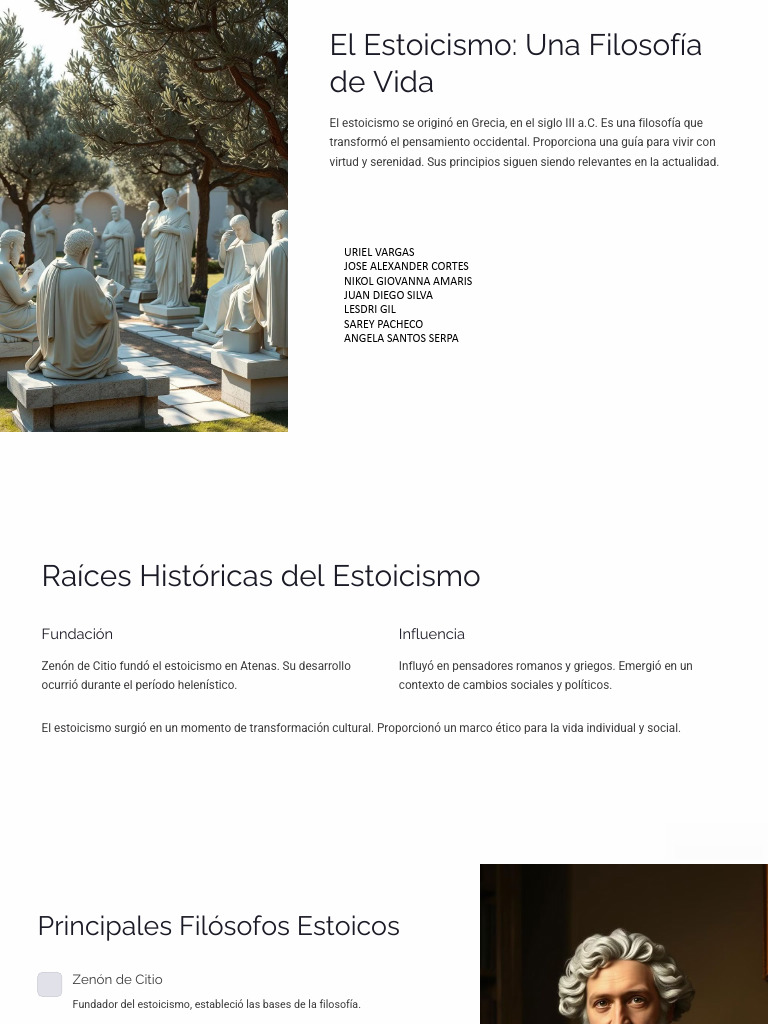 El Estoicismo Una Filosofia de Vida | PDF | Estoicismo | Virtud