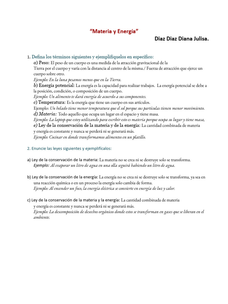Materia y Energía | PDF | Importar | Gases