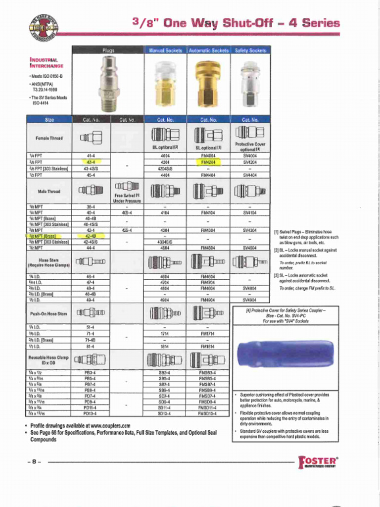 Hojas Catalogo Foster | PDF