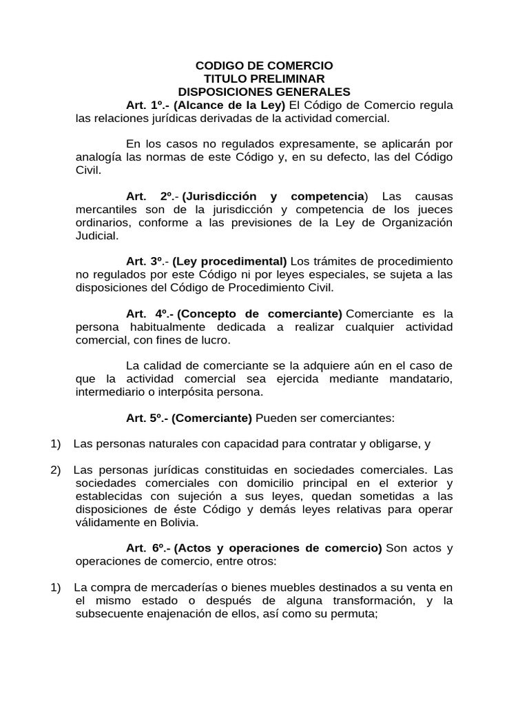 CODIGO DE COMERCIO | PDF | Contabilidad | Sociedad de responsabilidad limitada