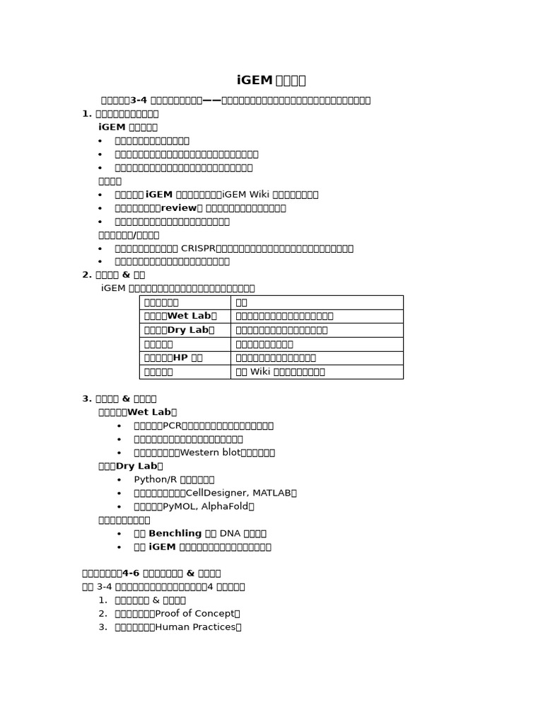 iGEM学习周期 | PDF