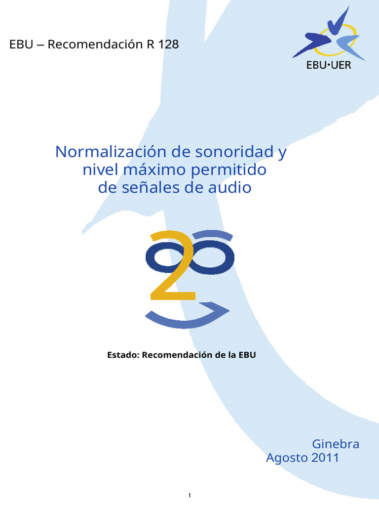 U4 - 01 - EBU R128 - Spanish | PDF | Tecnología de información y ...