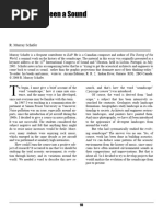 Schafer, R. Murray. The Soundscape: Our Sonic Environment and The ...