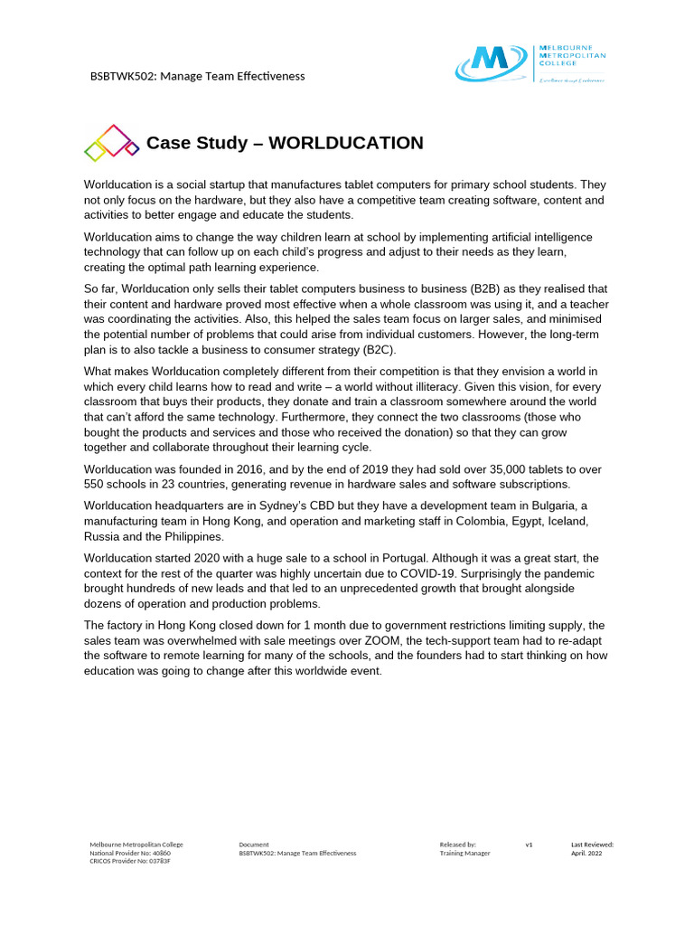 Worlducation: Transforming Education Tech | PDF | Conflict Of Interest ...