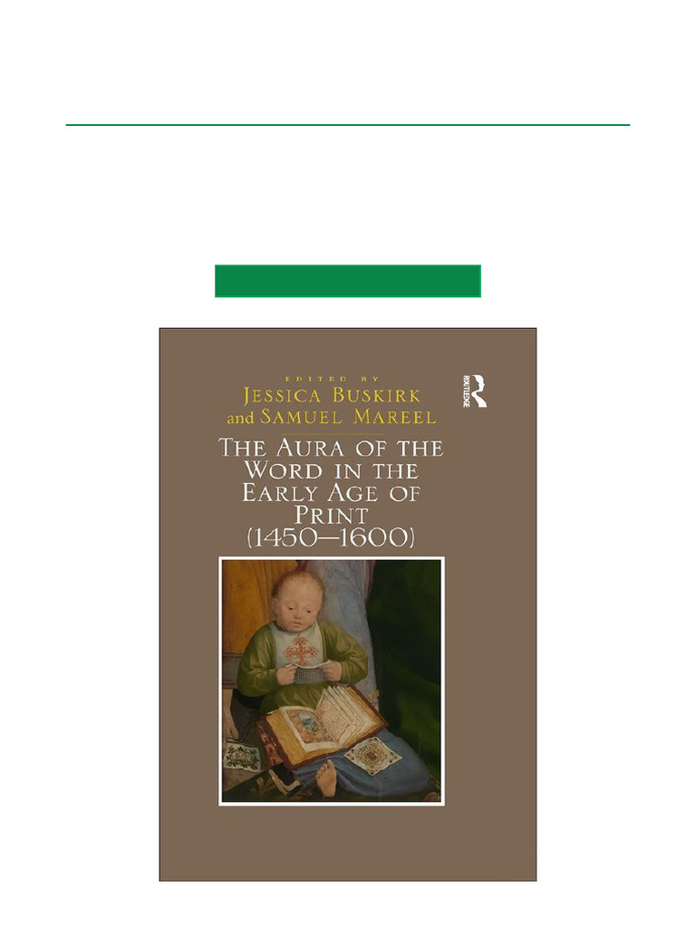 Aura of the Word: Early Print Era | PDF