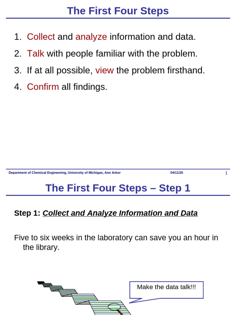 Chapter 4 First Steps | PDF