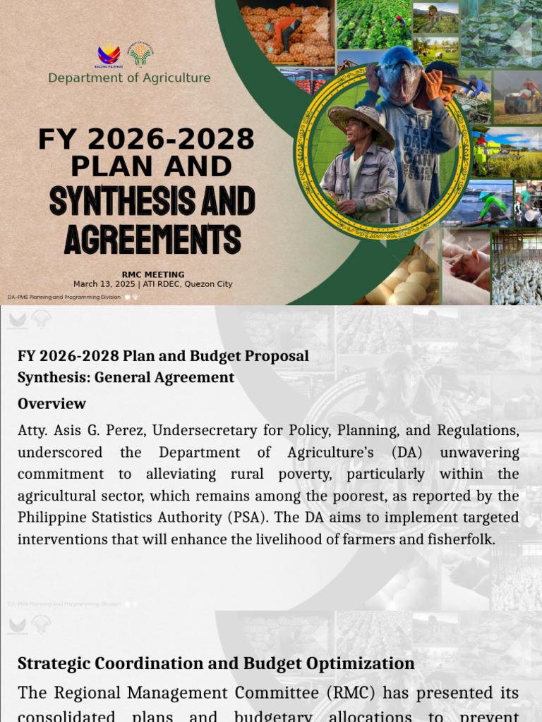 RMC Synthesis General Agreement | PDF